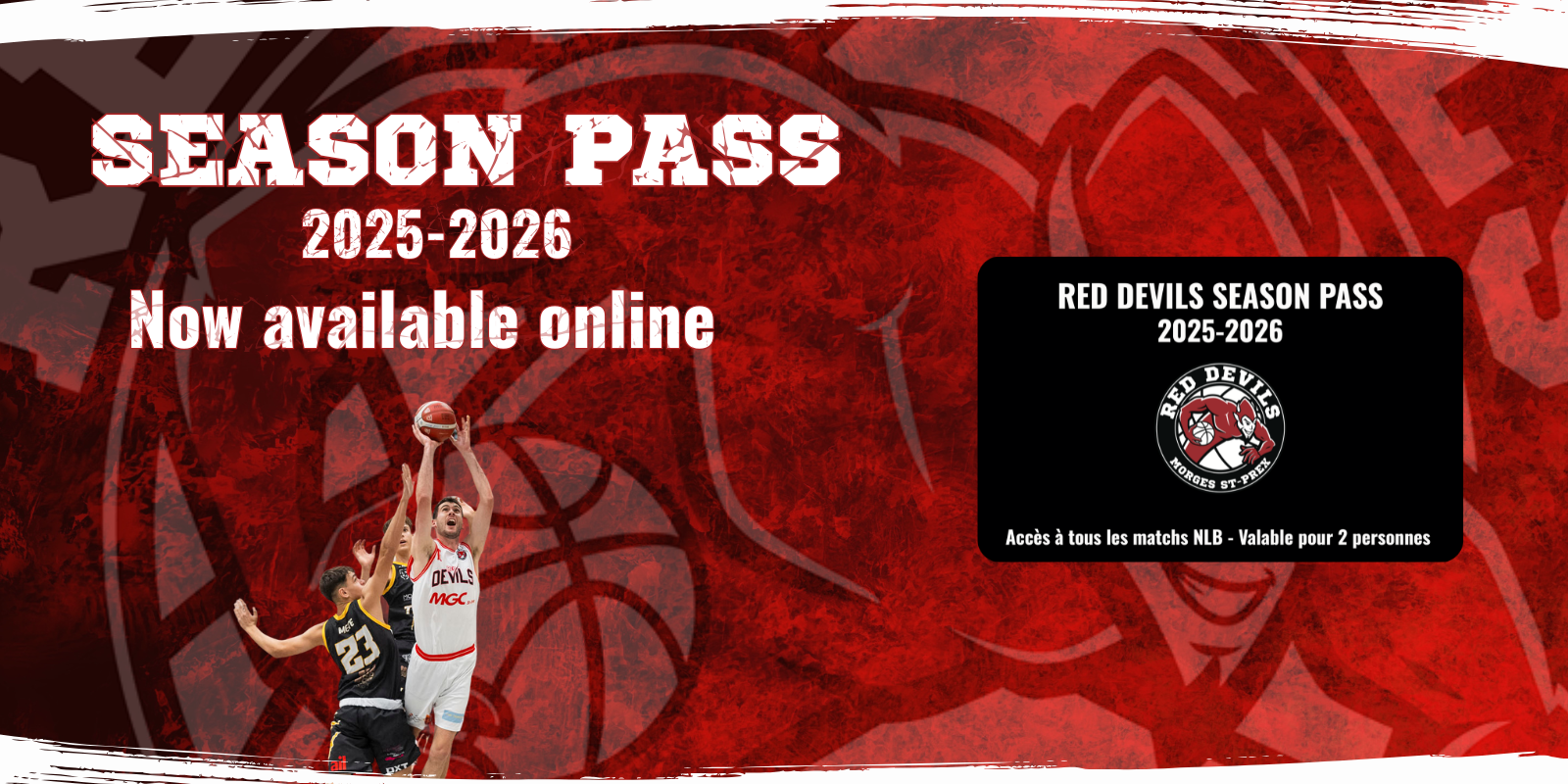 Season Pass 2025-2026 | Red Devils Morges St-Prex Basketball